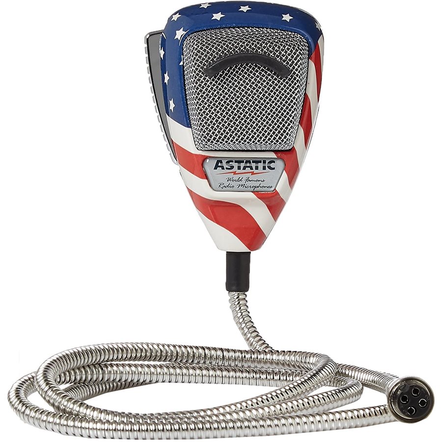 Star & Stripes Astatic CB mic